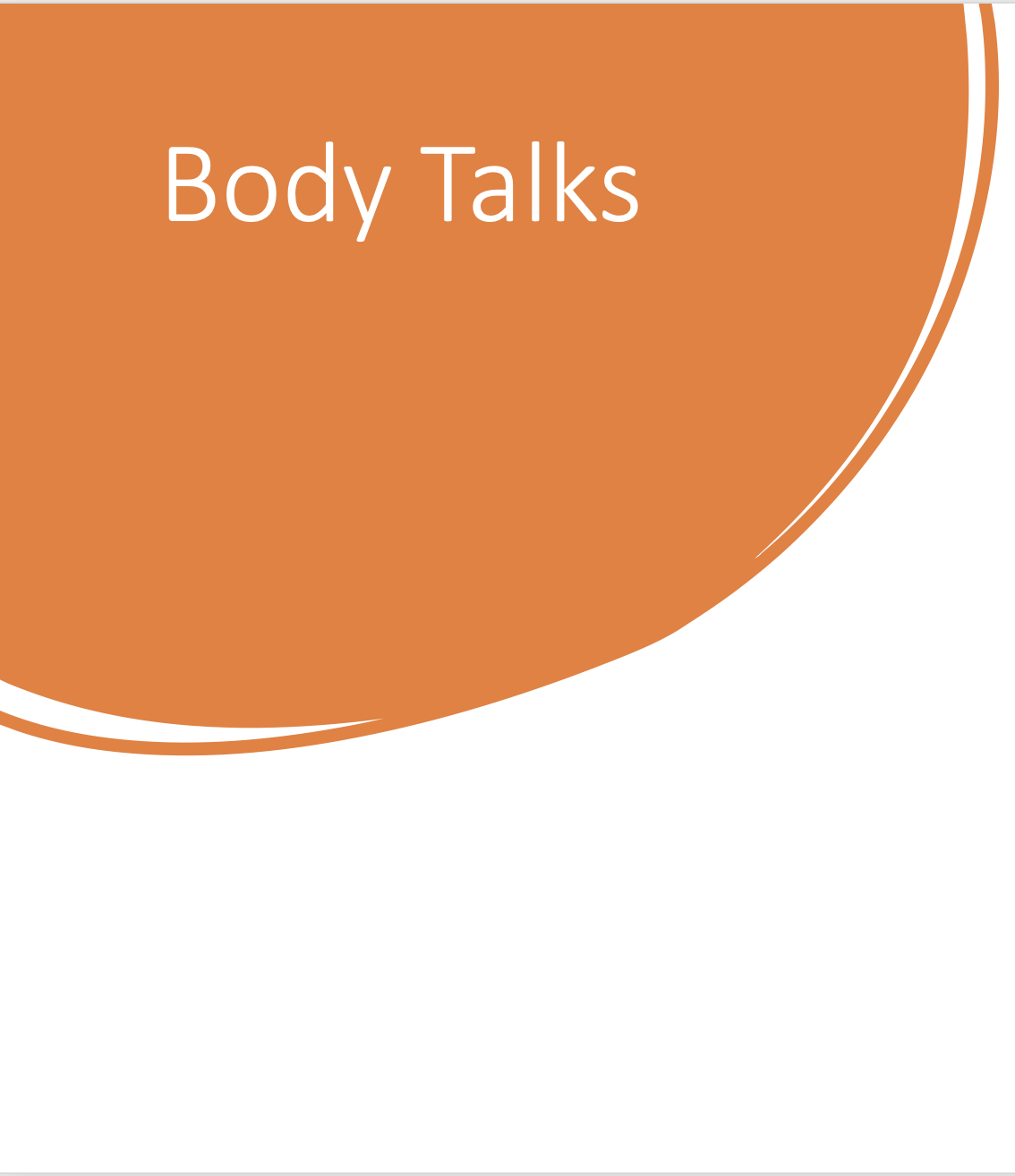 Body Talks - A website and App that will take care of your health